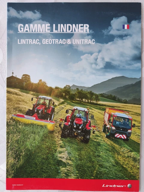 GAMME TRACTEURS LINDNER Prospectus Tractor Range Brochure Traktor Prospekt EUR 6,00 - PicClick IT