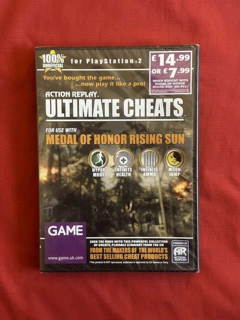 MEDAL OF HONOR: Rising Sun Ultimate Cheat Disc (PS2) Powered By AR ...