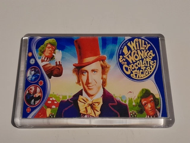 WILLY WONKA AND The Chocolate Factory Gene Wilder Acrylic Fridge Magnet ...
