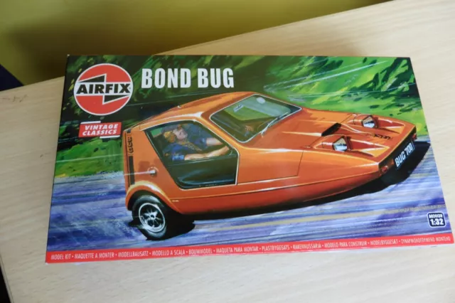 AIRFIX SEALED VINTAGE Classics 1/32 Bond Bug Plastic Model Kit A02413V ...