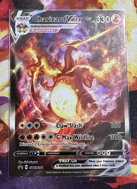 POKÉMON TCG - Charizard VMAX SWSH Black Star Promo - SWSH261 - Near ...
