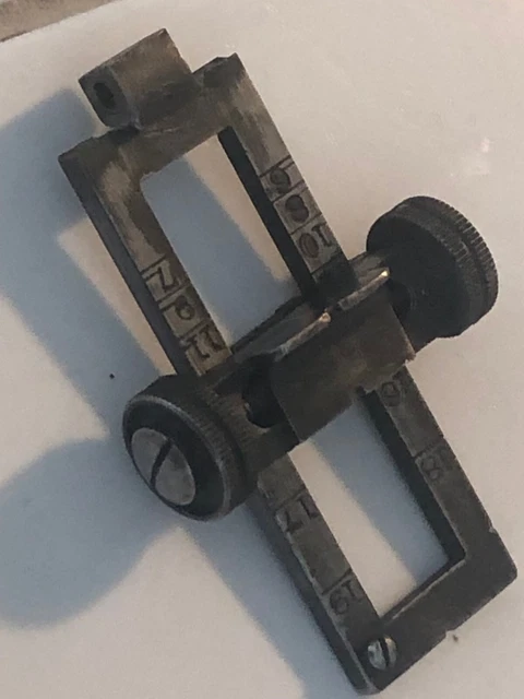 WW1 CHARGER LOADING Lee Enfield (CLLE) rifle windage adjustable rear ...