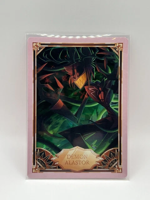 HAZBIN HOTEL TRADING Cards - Demon Alastor Cracked Ice Promo Card (PR ...