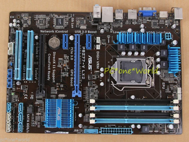 ASUS P8Z77-V LX2 LGA 1155 DDR3 Intel Z77 Original ATX motherboard 100% working £98.64 - PicClick UK