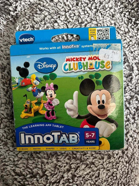 VTECH INNOTAB SOFTWARE, Disney's Mickey Mouse Clubhouse Cartridge NEW £ ...