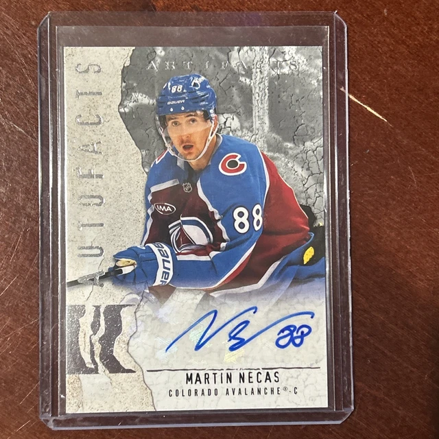 2025-26 UD ARTIFACTS Hockey Martin Necas Autofacts Auto 1:40 SP #AF-MN ...