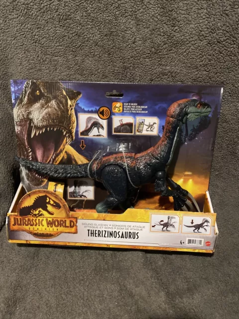 JURASSIC WORLD DOMINION Therizinosaurus Sound Slashin’ Figure Mattel ... JURASSIC WORLD DOMINION Therizinosaurus Sound Slashin’ Figure Mattel ...