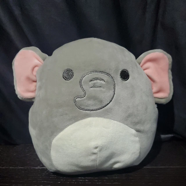 SQUISHMALLOW 8& EMMA the Elephant Baby Rattle Squad Kellytoy NO BIO TAG ...
