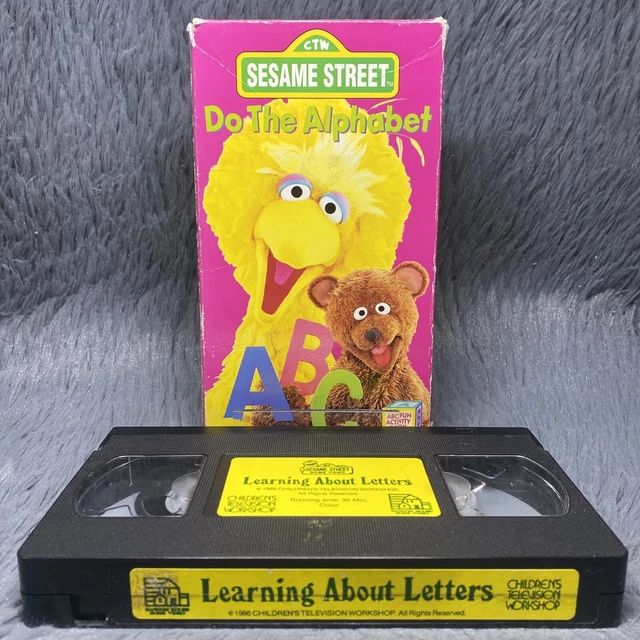 SESAME STREET - Do the Alphabet VHS 1996 Big Bird Jim Henson Children’s ...