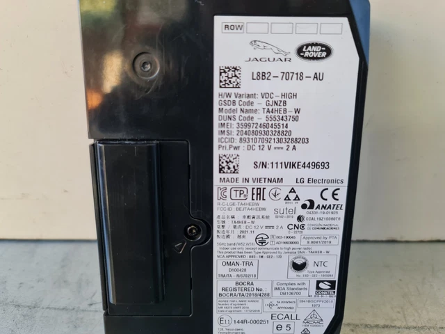 LAND ROVER DEFENDER 90 L663 2022 Telematic Control Module L8B2-70718-AU ...