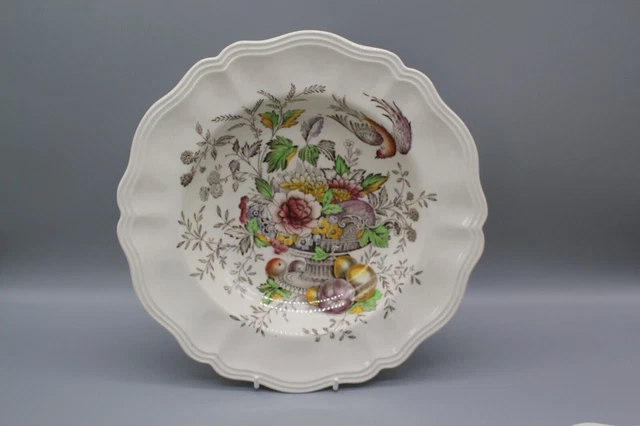 ROYAL DOULTON BONE china Hampshire pattern dishes rich colour floral ...