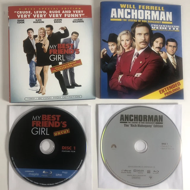 ANCHORMAN 2004 / My Best Friend's Girl 2008 / BluRay 2X Feature ...
