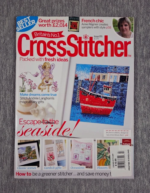 BRITAIN'S NO.1 CROSS Stitcher Magazine 201 2008 July Escape to the ...