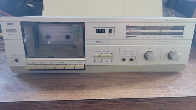 MCS MODULAR COMPONENT Systems 683-3541 Stereo Cassette Deck $39.99 ...