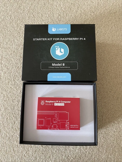 RASPBERRY PI 4 Model B 4GB RAM Starter Kit £57.00 - PicClick UK