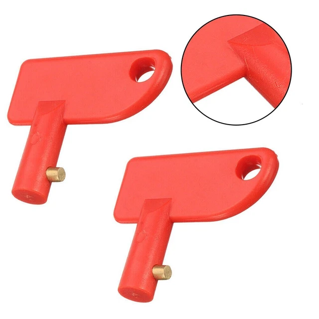 10PCS FOR BATTERY Isolation Key for Isolator Switch Power Cut Off Car ...