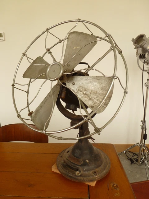 ANTIQUE ELECTRIC FAN Veritys orbital fan 12" antique desk fan £670.00 ...