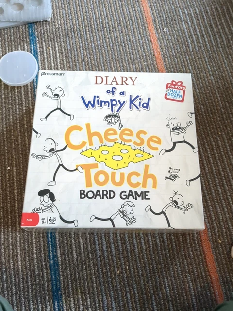 2010 PRESSMAN DIARY of a Wimpy Kid Cheese Touch Board Jeu Complet EUC ...