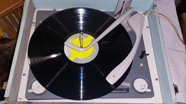 DANSETTE MONARCH VINTAGE Record Player With Radio 1960s £55.00 ...