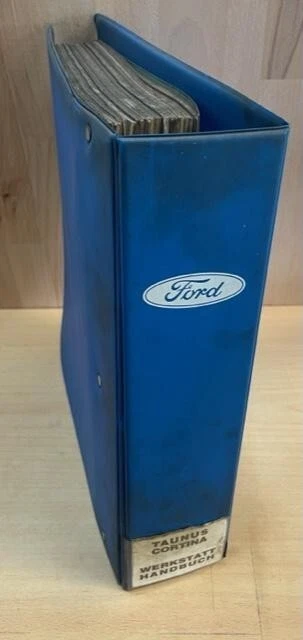 FORD TAUNUS CORTINA TC 71 Motor Bremsen Getriebe Werkstatthandbuch 1970 ...