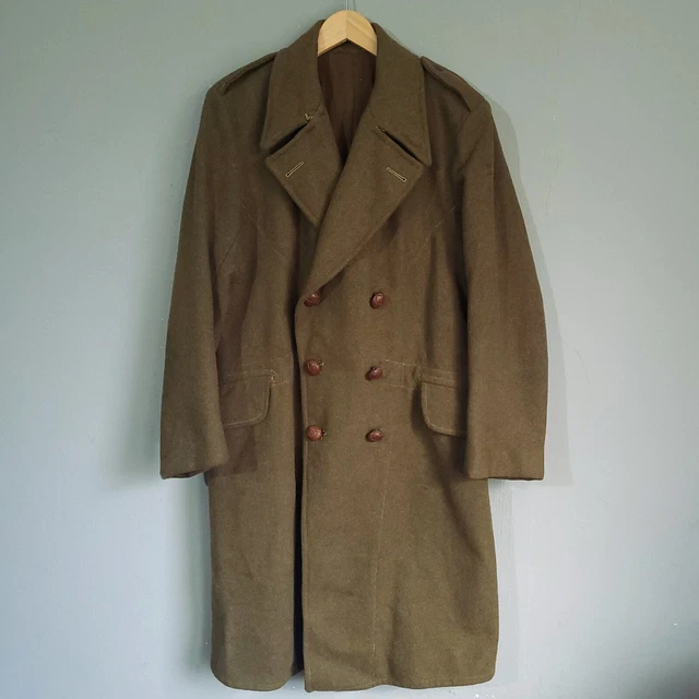 VINTAGE REPRODUCTION WWII WW2 British Military Army Coat Size 38 £40.00 ...