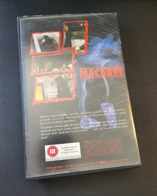 MACABRE (1980) - VHS - Big Box Ex rental - video nasty / pre-cert ...