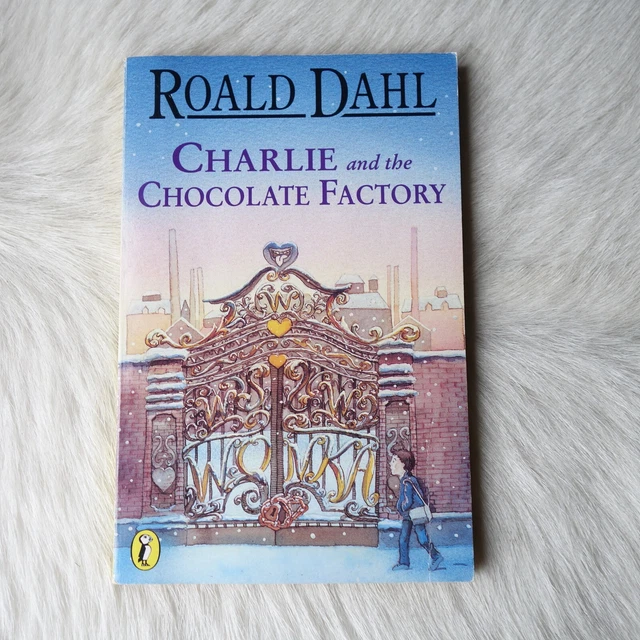 ROALD DAHL CHARLIE and the Chocolate Factory 1985 Vtg ROALD DAHL Book ...