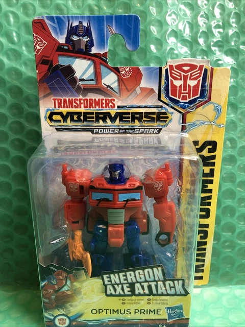 TRANSFORMERS CYBERVERSE Energon Axe Attack Optimus Prime New. £11.00 ...