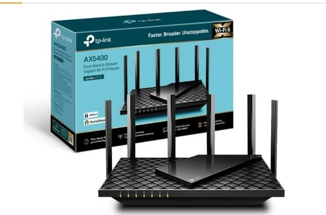 TP-LINK ARCHER AX73 Router Wi-Fi 6 Dual-Band AX5400Mbps, Nero EUR 109 ...