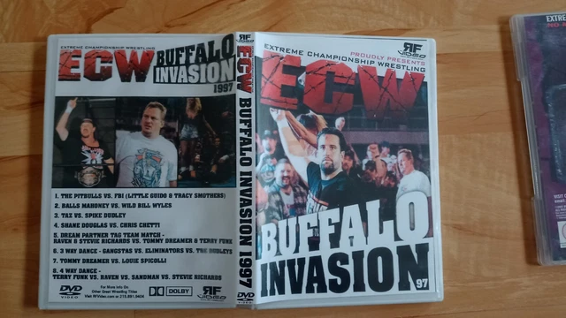 WRESTLING DVD ECW Buffalo Invasion 1997 RF Video englisch TNA ROH AEW ...