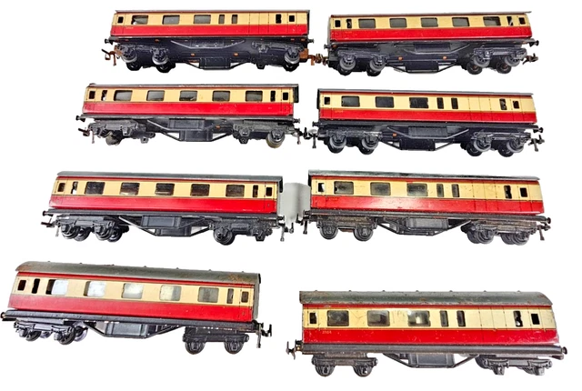 TRIX TWIN RAILWAYS TTR- Brit Pats 451644 Job Lot Set Of 8x Cream Trains ...