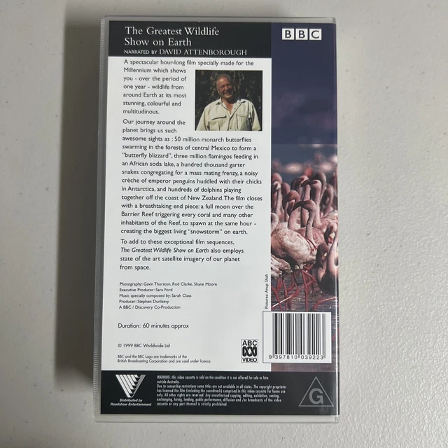 THE GREATEST WILDLIFE Show On Earth David Attenborough BBC Brand New ...