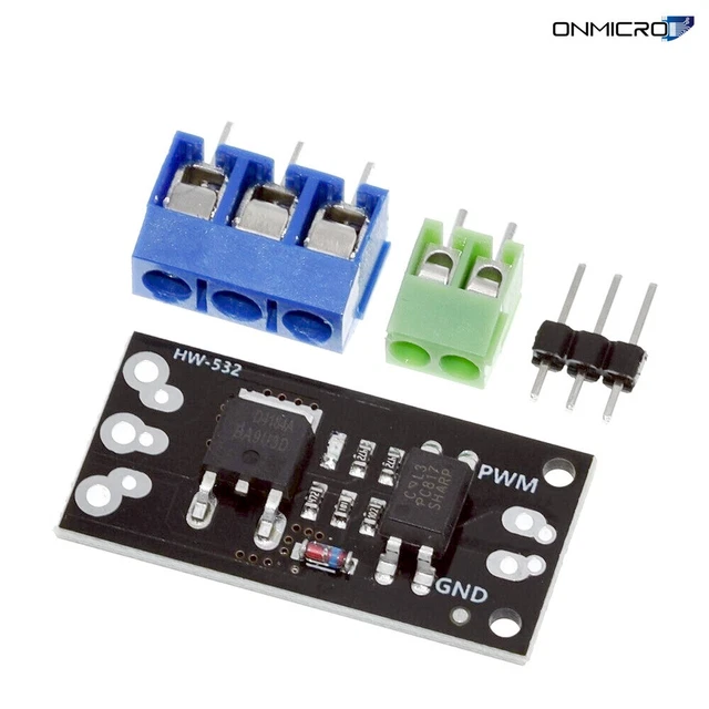 PWM MOSFET MODULE with Optocoupler Transistor AOD4184, LR7843, FR120N ...