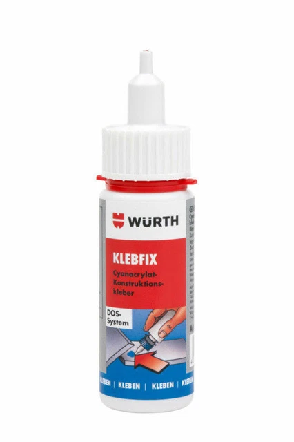 WURTH 0893090 INSTANT adhesive Super-fast glue 50g £29.00 - PicClick UK