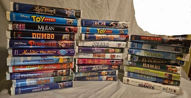 DISNEY * DREAMWORKS * Universal * WB VHS Toy Story * Lady And The Tramp ...
