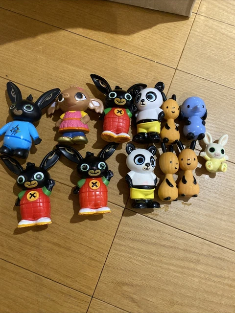 CBEEBIES BING BUNNY Pando Sula Flop Amma and Charlie Figures Bundle ...