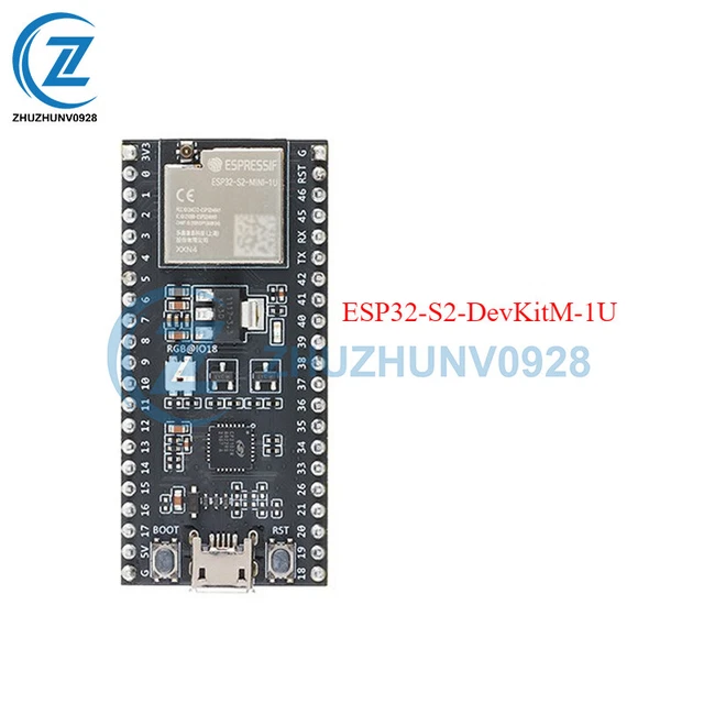 ESP32-S2-DEVKITM-1U DEVELOPMENT BOARD Equipped with ESP32-S2-MINI-1U ...