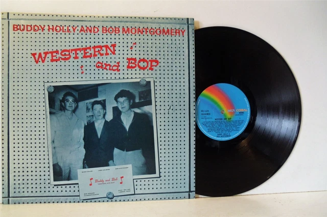 BUDDY HOLLY AND BOB MONTGOMERY western and bop LP EX+/EX, CDLM 8055 ...
