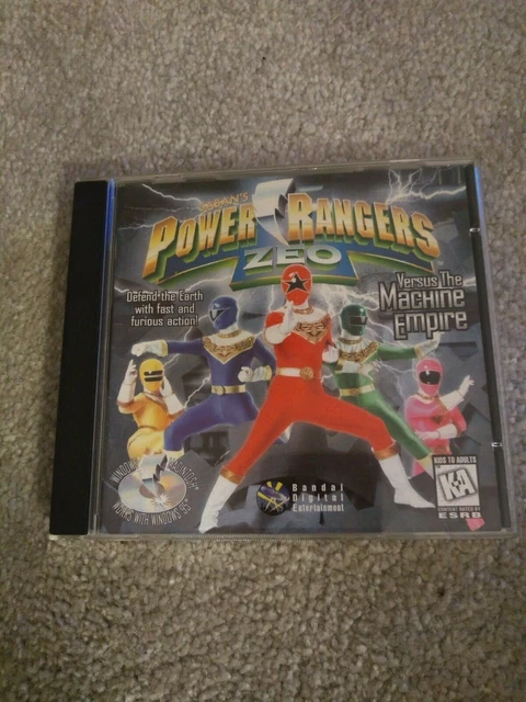 POWER RANGERS ZEO v The Machine Empire CD ROM for Macintosh & Windows £ ...