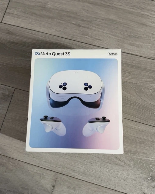 META QUEST 3S Virtual Reality Headset 128GB with Controllers £260.70 ...