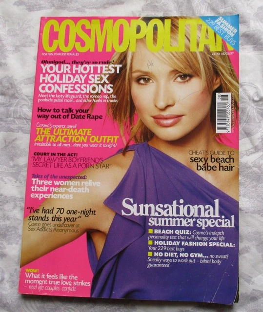 VINTAGE UK COSMOPOLITAN Magazine ~ August 2001 ~ Marianna Cover £25.00 ...