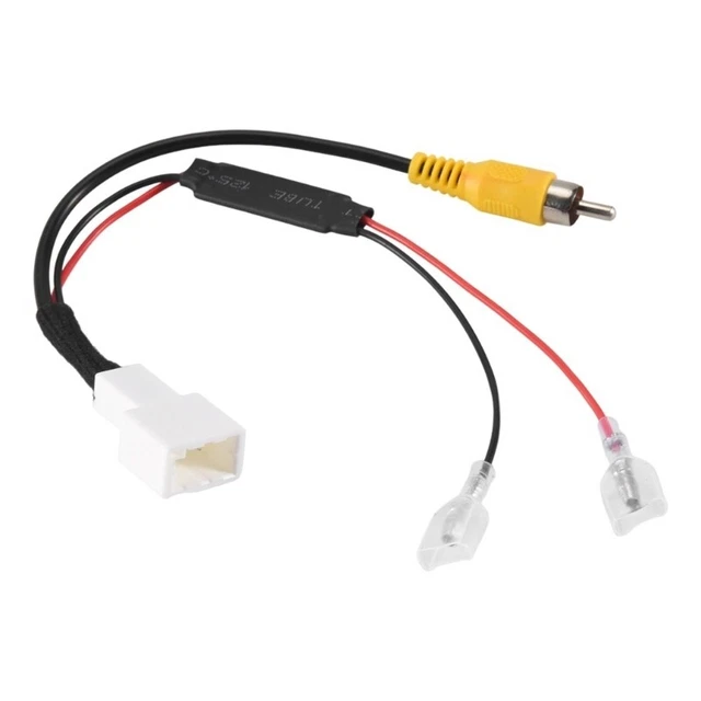 REVERSE CAMERA VIDEO Wire Cable Plug Adapter 4Pin Plug Harness ...