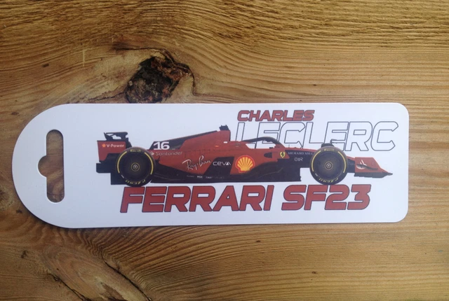 CHARLES LECLERC 2023 Ferrari SF23 F1 Bookmark - Scuderia GP £8.00 ...