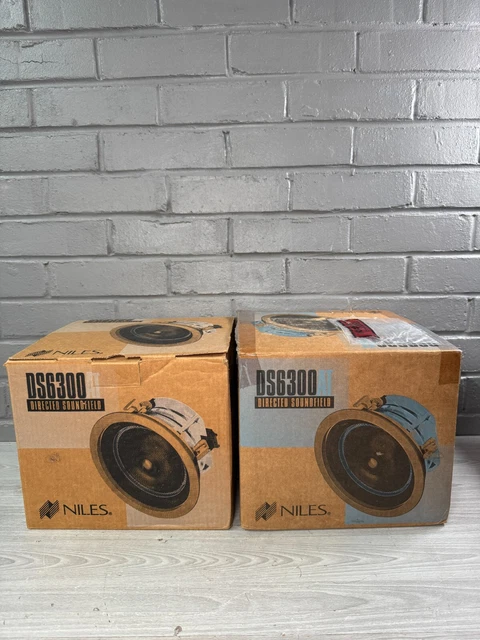 NILES DS6300AT IN-CEILING Speakers (Pair) Audiophile Sound - Open Box £ ...