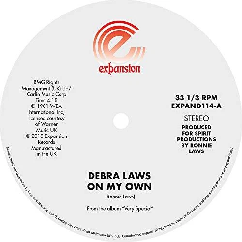 DEBRA LAWS ON My Own / Very Special 12 Inch Vinyl NEW EUR 17,98 ...