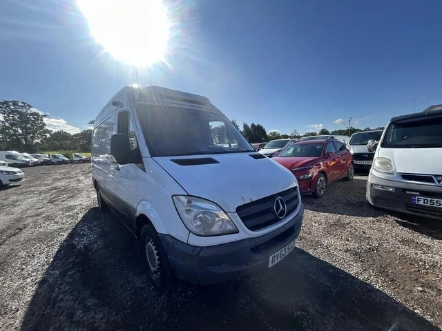 63 PLATE MERCEDES Sprinter 313 2.2 Cdi MWB Fresh MOT Fridge Van No VAT ...