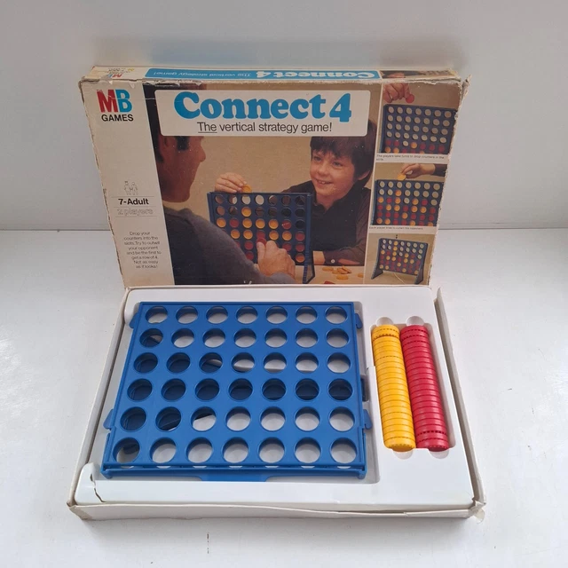 CONNECT 4 1976 Edition Vintage Retro Classic - Strategy MB Games 100% ...