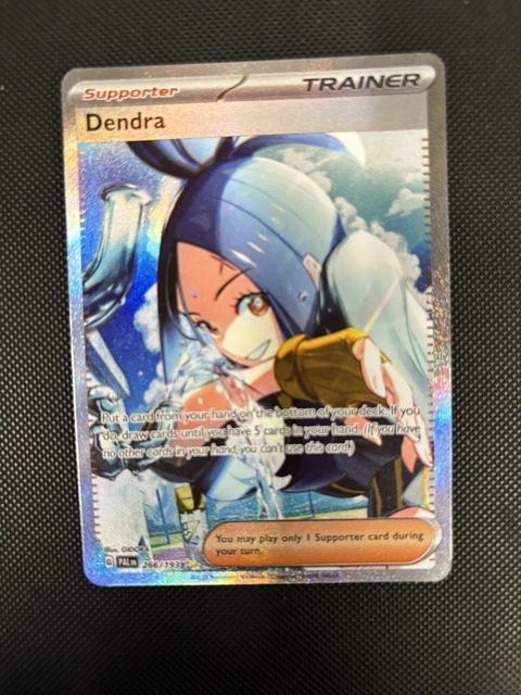 CARTE POKÉMON DENDRA 266/193 Paldea Evolved Trainer Illustration ...