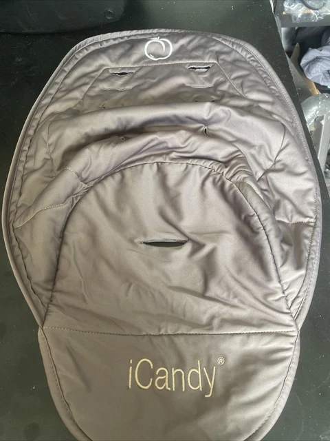 BLACK ICANDY PEACH Jogger Main Zip In Seat liner Glacier £15.00 ...