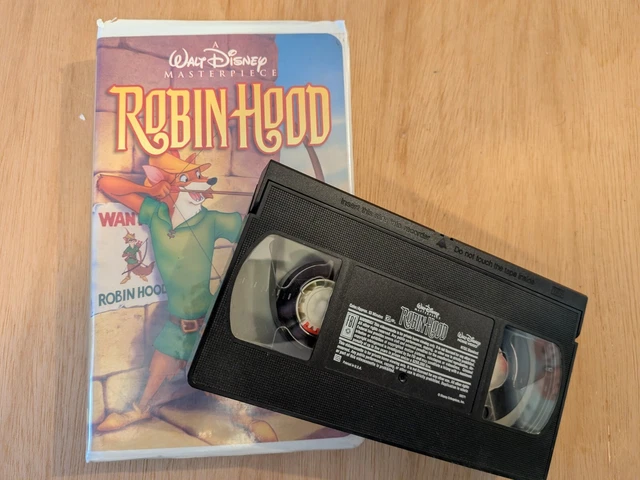 ROBIN HOOD - VHS - 1991 - Walt Disney Masterpiece - Clamshell £6.37 ...
